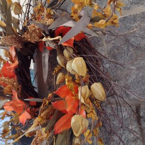 Rustic Fall Harvest Wreath, Wispy Wreath,primitive Wreath,fall ...