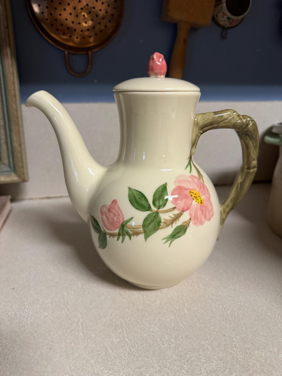 Franciscan Desert Rose Tea Pot - Etsy