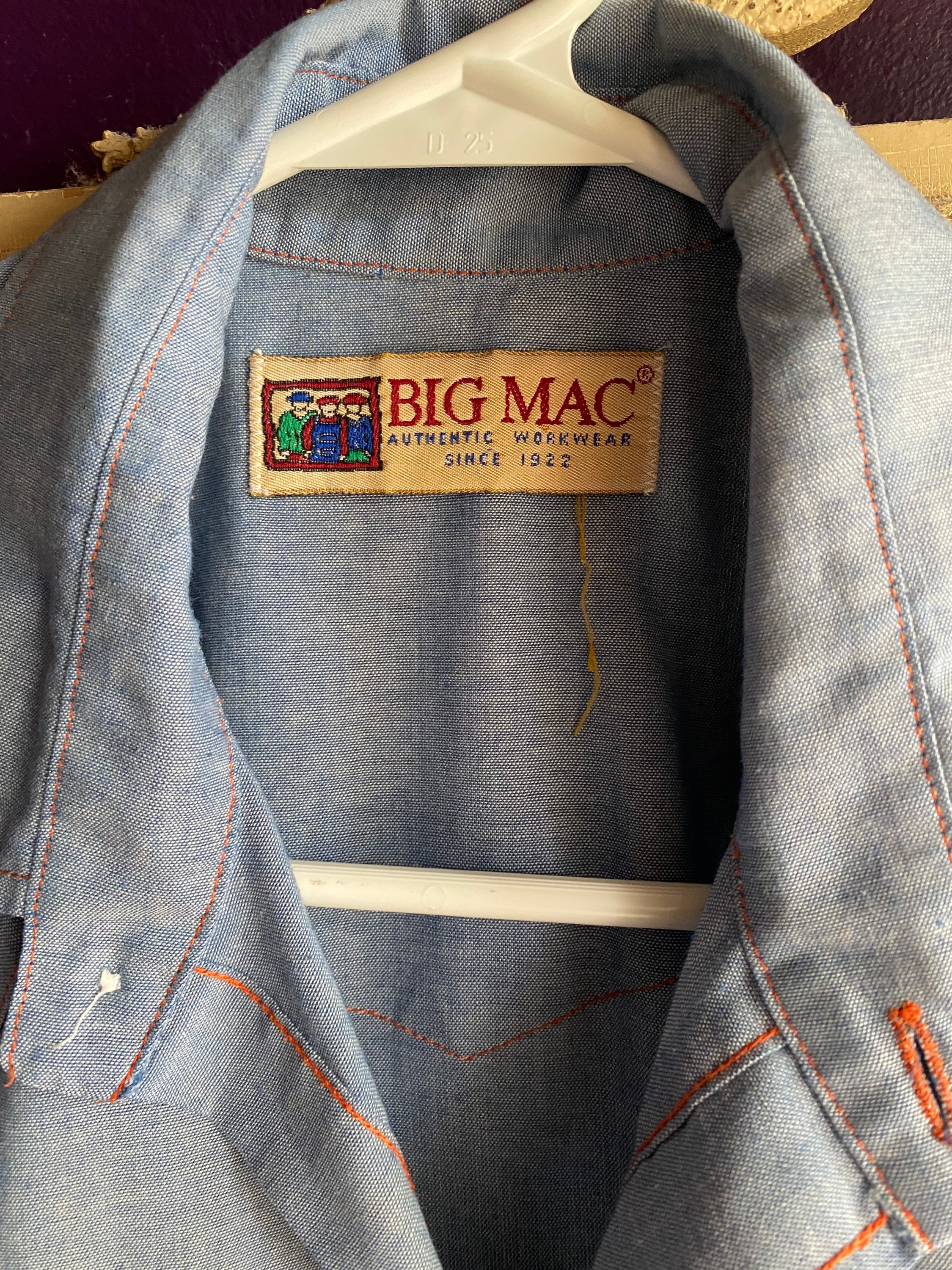Vintage Big Mac Work Shirt - Etsy