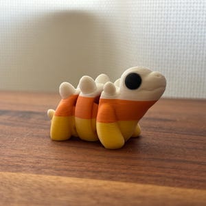 Candy Corn Baby Dinosaur Fidget Toys 3-pack With Egg – 3D Printed ...