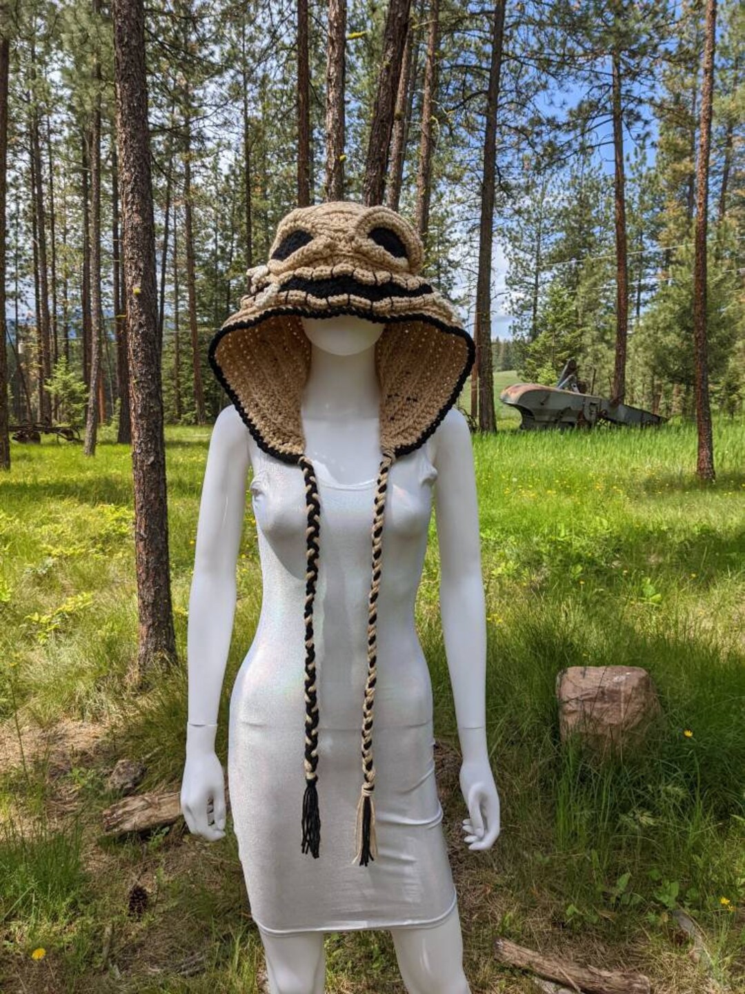 Custom Order Burlap Chap Crochet Hood Oversized Hood - Etsy