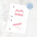 Pink Gingham Banner | Printable PDF | Includes ALL Letters | Bridal ...