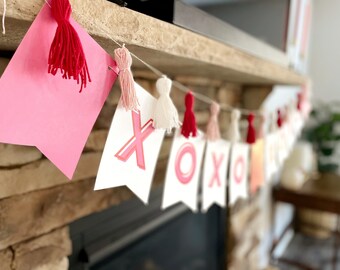 Printable Happy Valentine's Day and Heart Banner, Heart Pattern ...