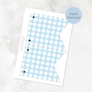 Blue Gingham Banner | Printable PDF | Includes ALL Letters | Bridal ...