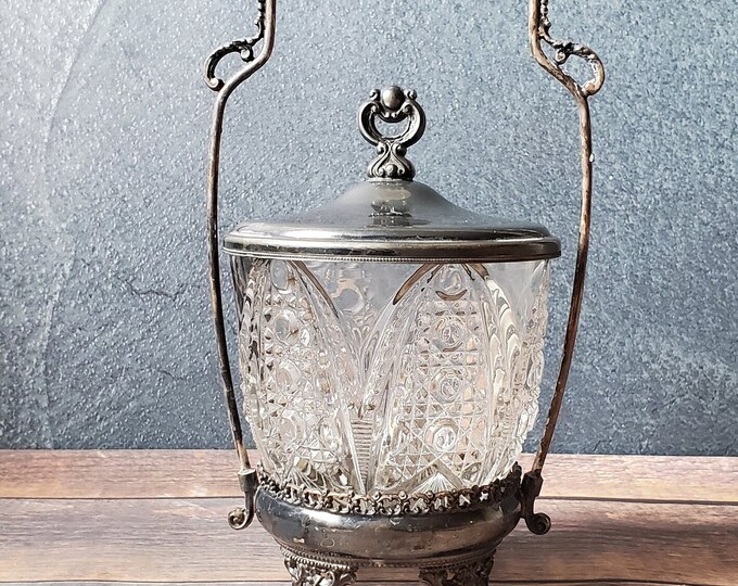 Antique Pickle Jar/ Victorian Pickle Jar/ Vintage Glass Pickle Jar - Etsy