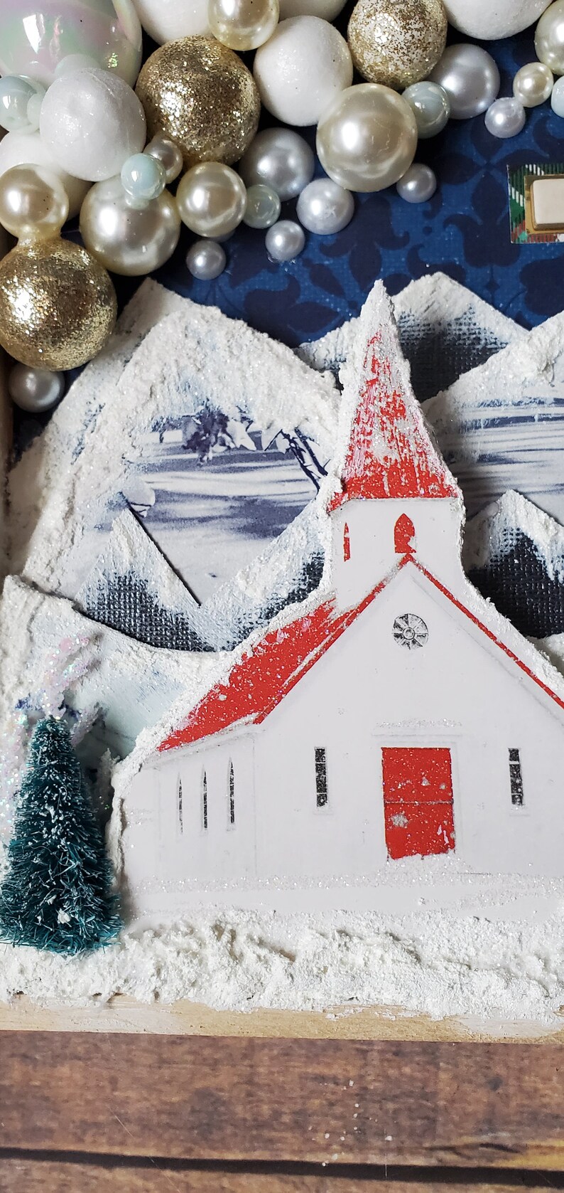 Original Art Christmas Shadow Box - Etsy