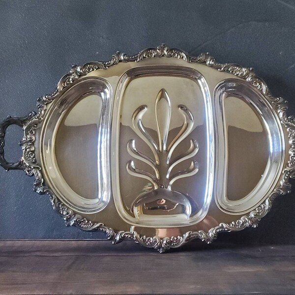 Heavy Silver Tray - Etsy