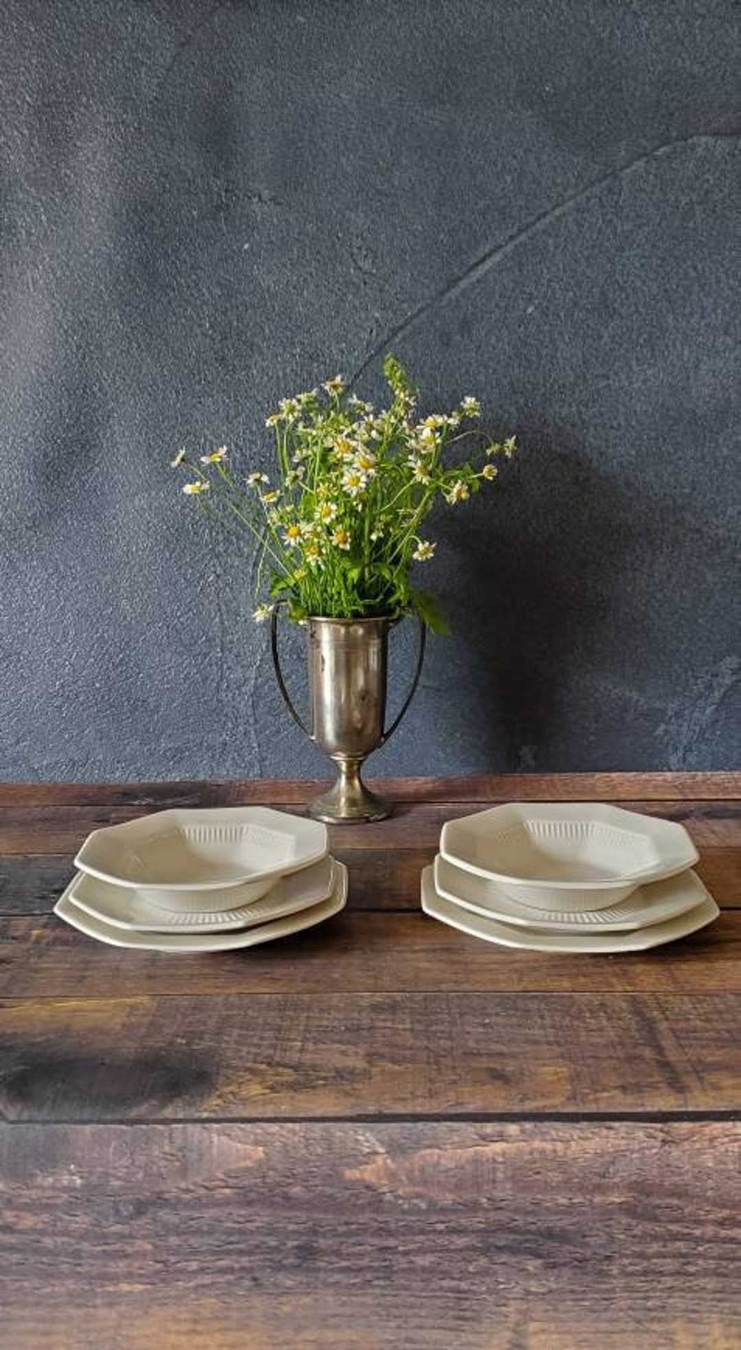 White Ironstone Dishes/ Vintage Farmhouse/ Independence Ironstone Bowls ...