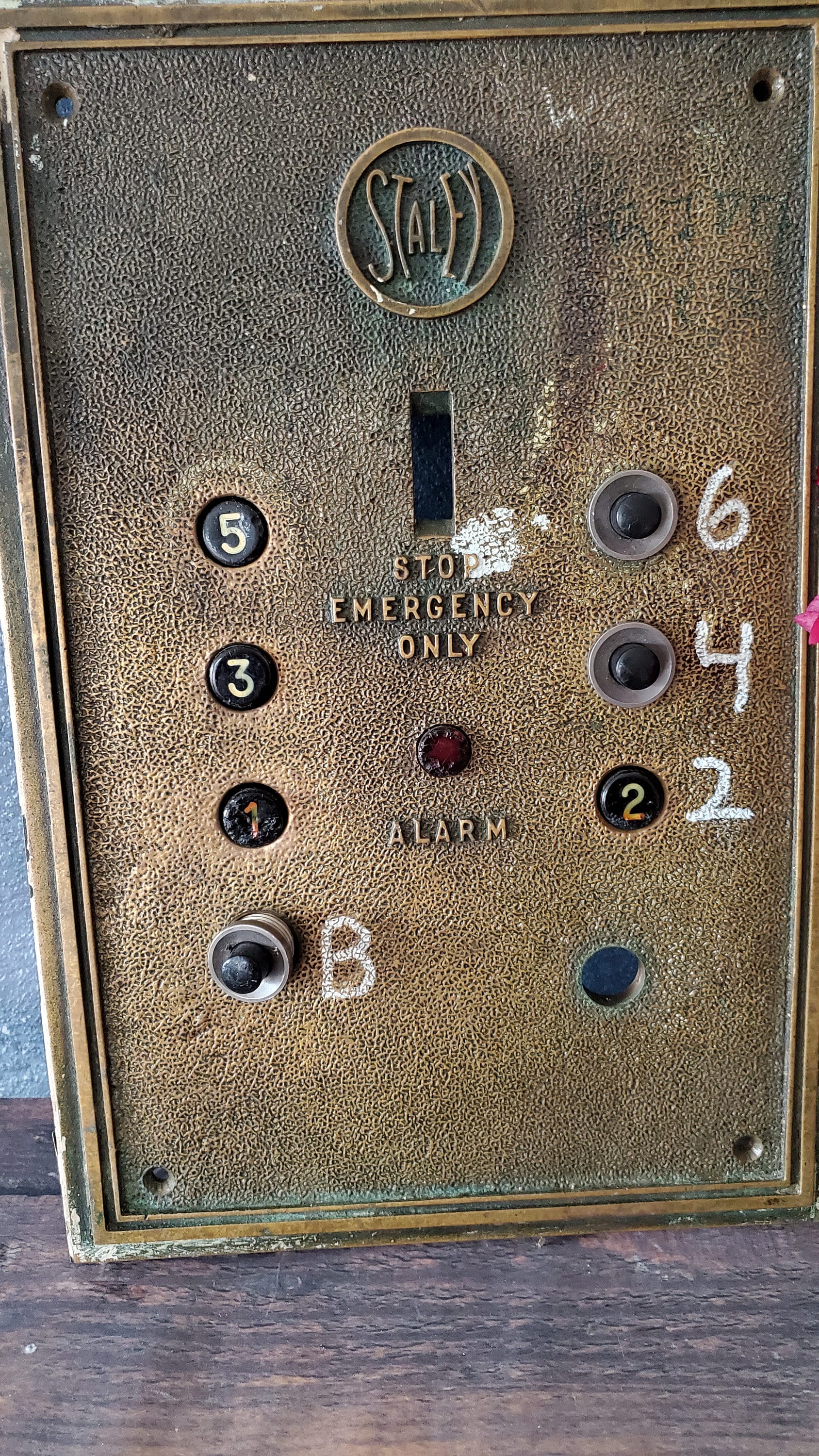 Otis Elevator Button Panel
