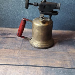Antique Brass Blow Torch Circa 1920's - Etsy