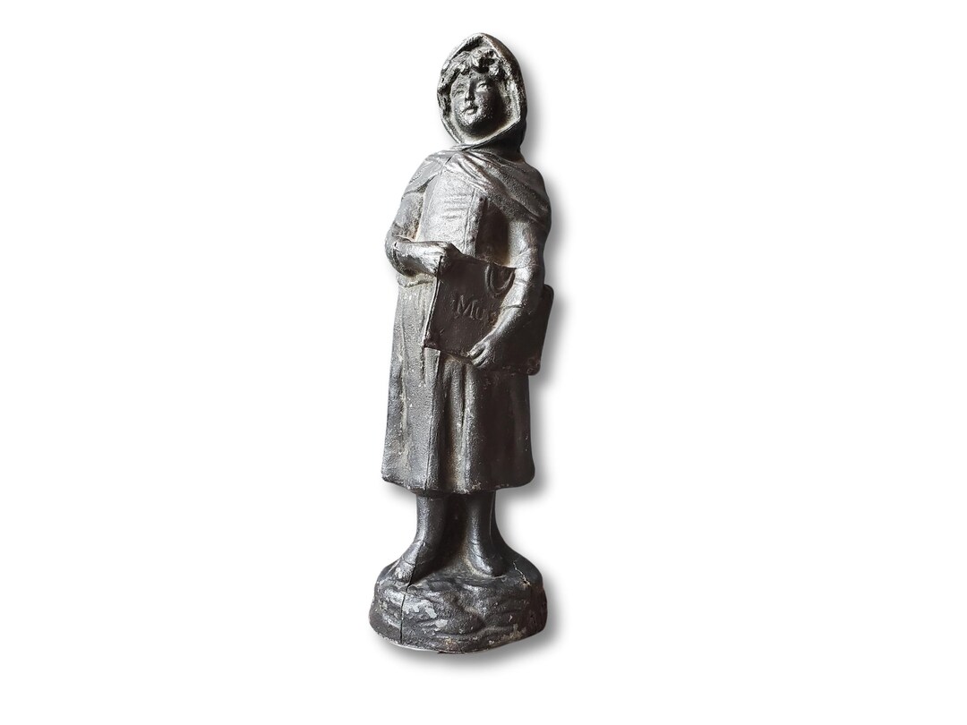 Art Objects Woman Statue in Cast Aluminum Metal - Etsy