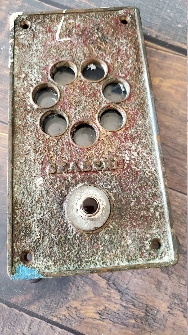 Antique Seaberg Elevator Panel - Etsy