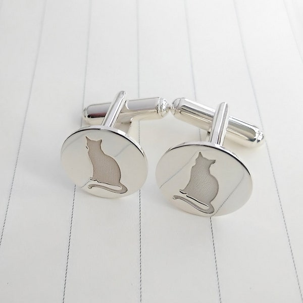 Cat Cufflinks Custom - Etsy