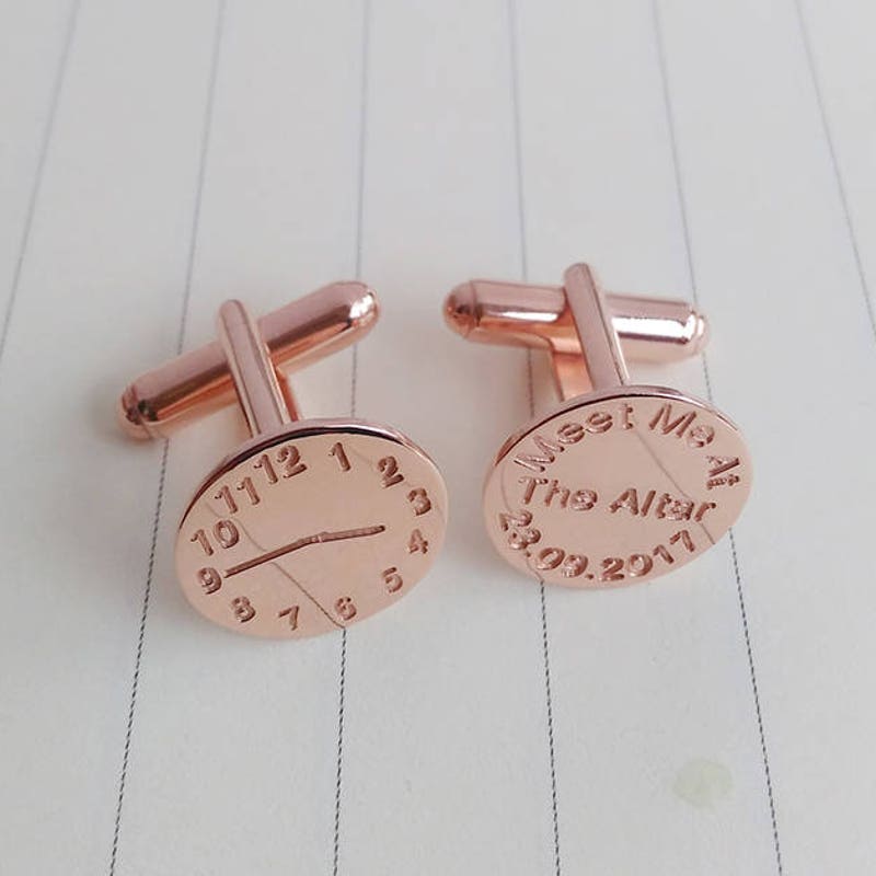 Clock Cufflinks - Etsy