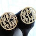 Personalized Monogrammed Shoe Clip,gold Monogrammed Shoe Clip,monogram ...