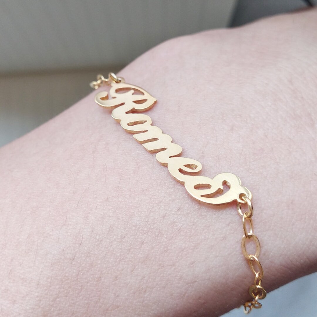 Custom Name Bracelet,her Name His Name Family Name,personalized Name ...