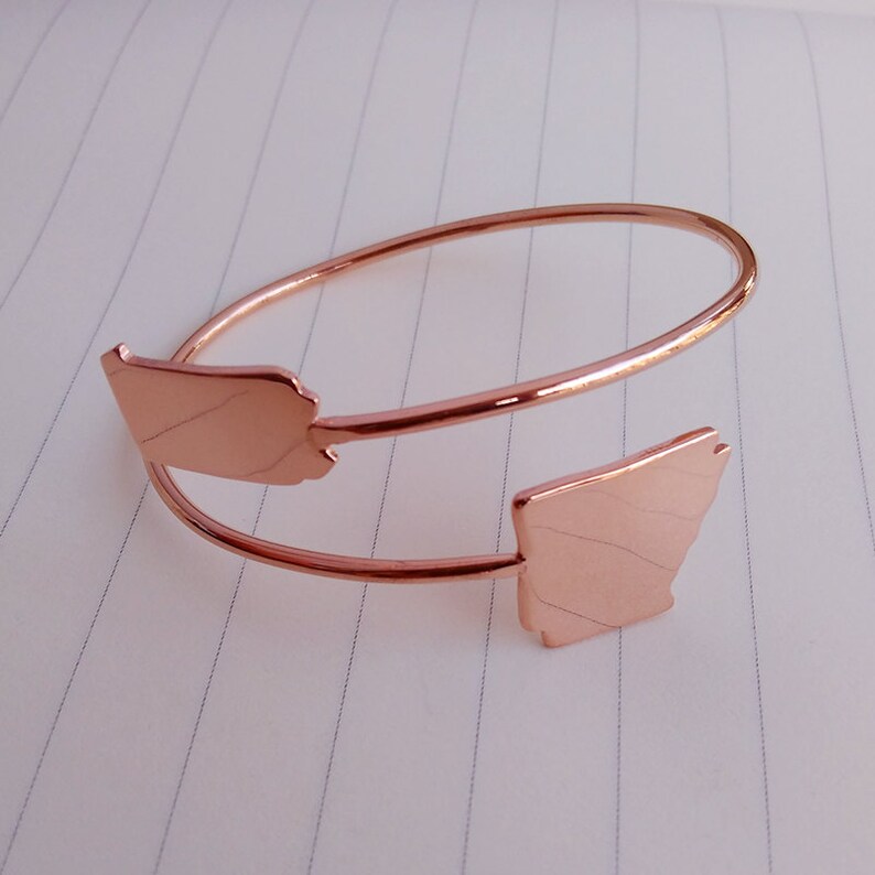 Two States Bracelet,personalized State Charm Bracelet,two States Bangle ...