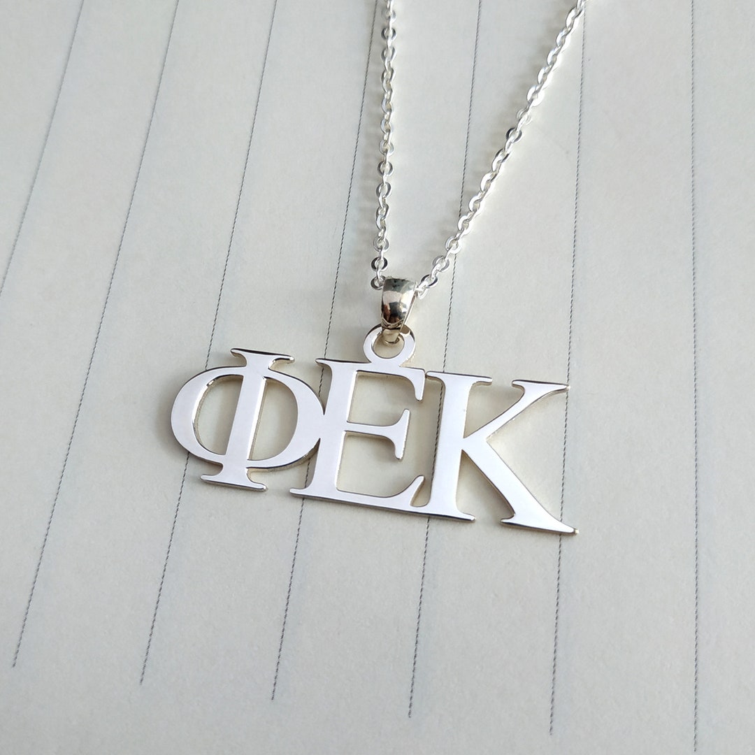 Phi Epsilon Kappa Necklace,delta Sigma Theta Necklace,o Tau Phi ...