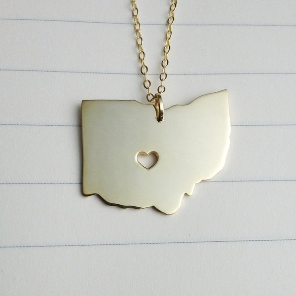 Ohio State Necklace - Etsy