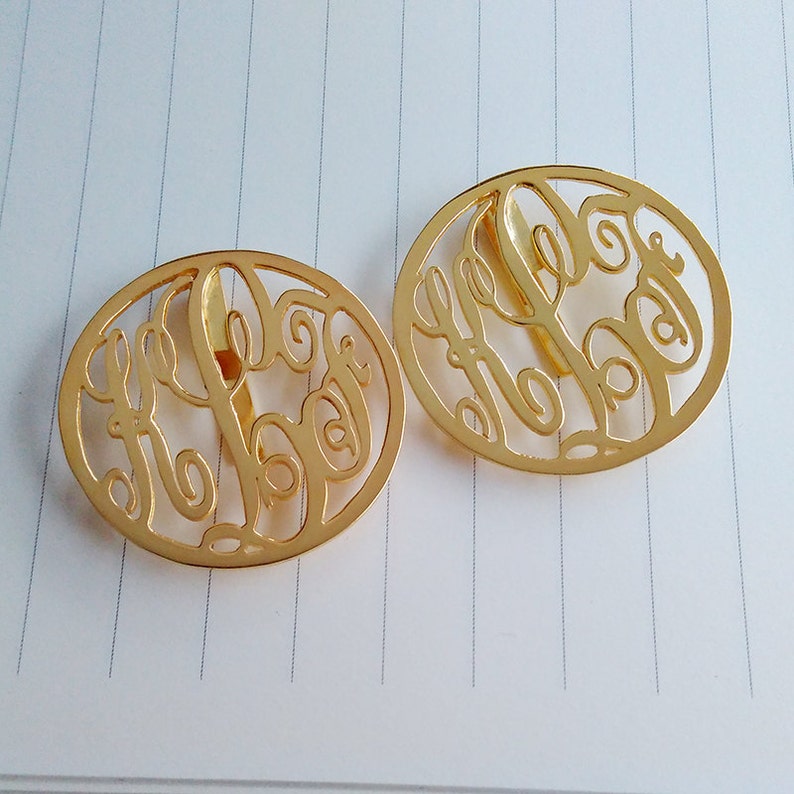 Personalized Monogrammed Shoe Clipgold Monogrammed Shoe - Etsy