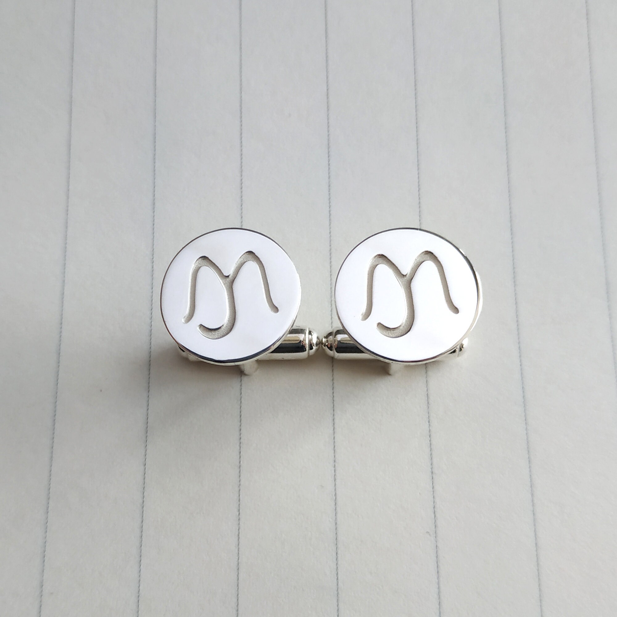 Silver Ranch Cufflinks,custom Symbol Cufflinks,ranch Brand Cufflinks ...