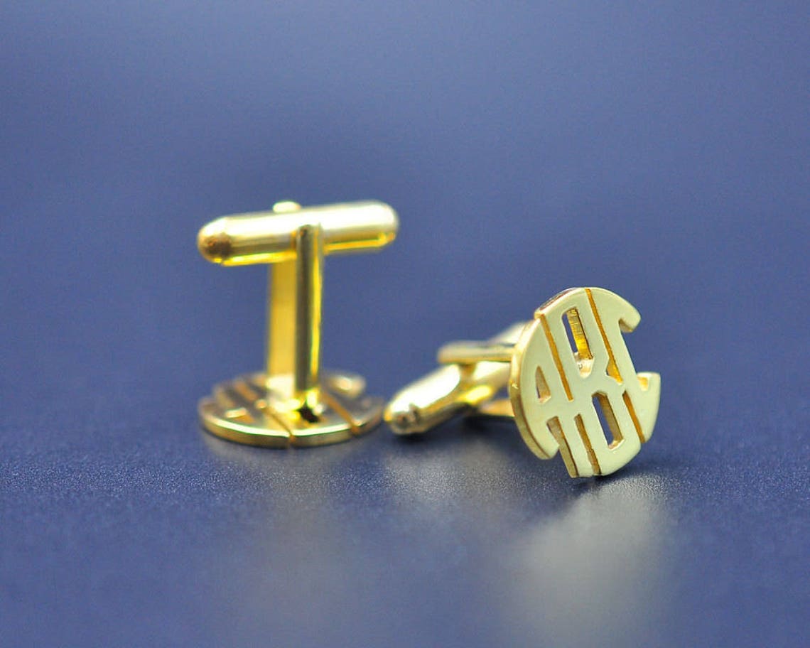 Personalized Cufflinks,monogram Cufflink,wedding Date Cufflinks,engrave ...