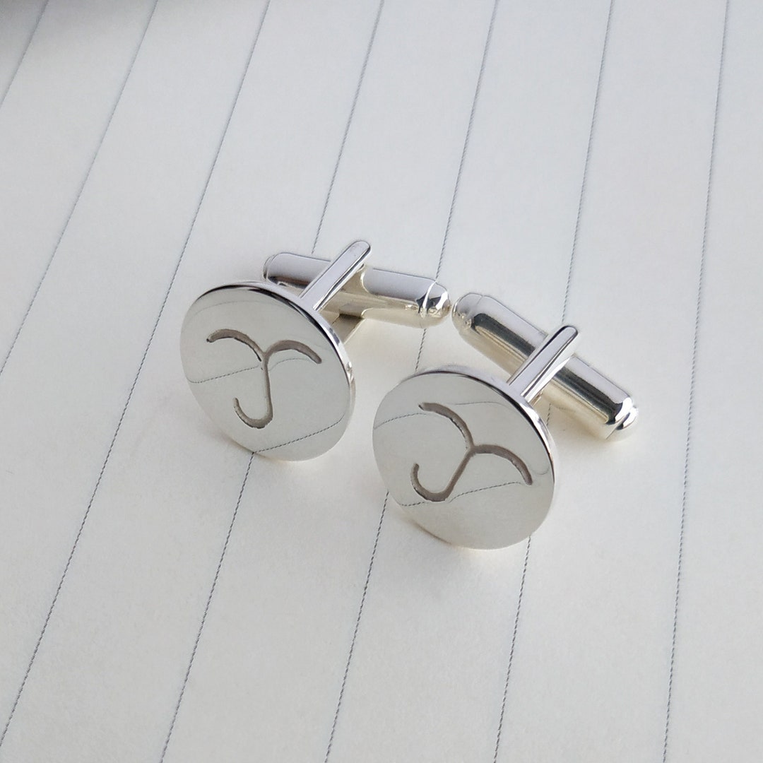 Ranch Symbol Cufflinks,personalized Ranch Cufflinks,silver Ranch ...