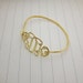 Gold Monogram Bracelet,3 Initial Monogram Bracelet,custom Bracelet ...