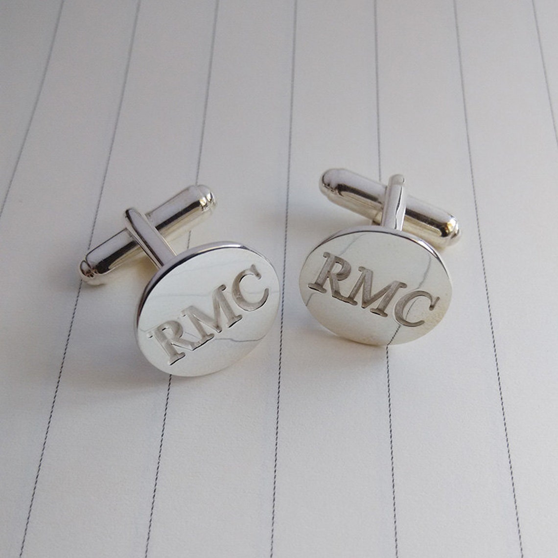 Silver Wedding Cufflinks,engraved Name Cufflinks,silver Men Cufflinks ...