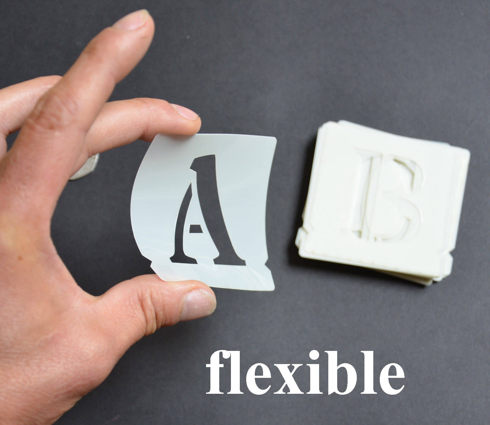 BIG ALPHABET COMPLETE Set of Stencil Letters and Numbers 140mm | Etsy