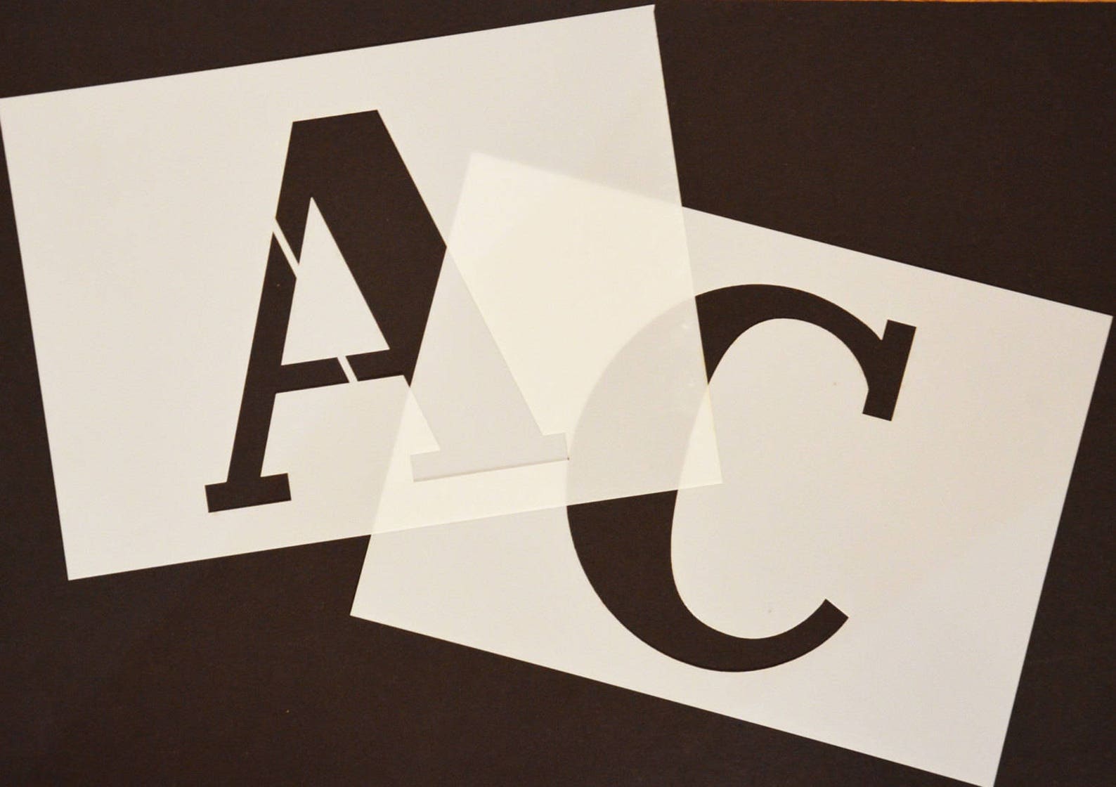 BIG ALPHABET COMPLETE Set of Stencil Letters and Numbers 140mm | Etsy