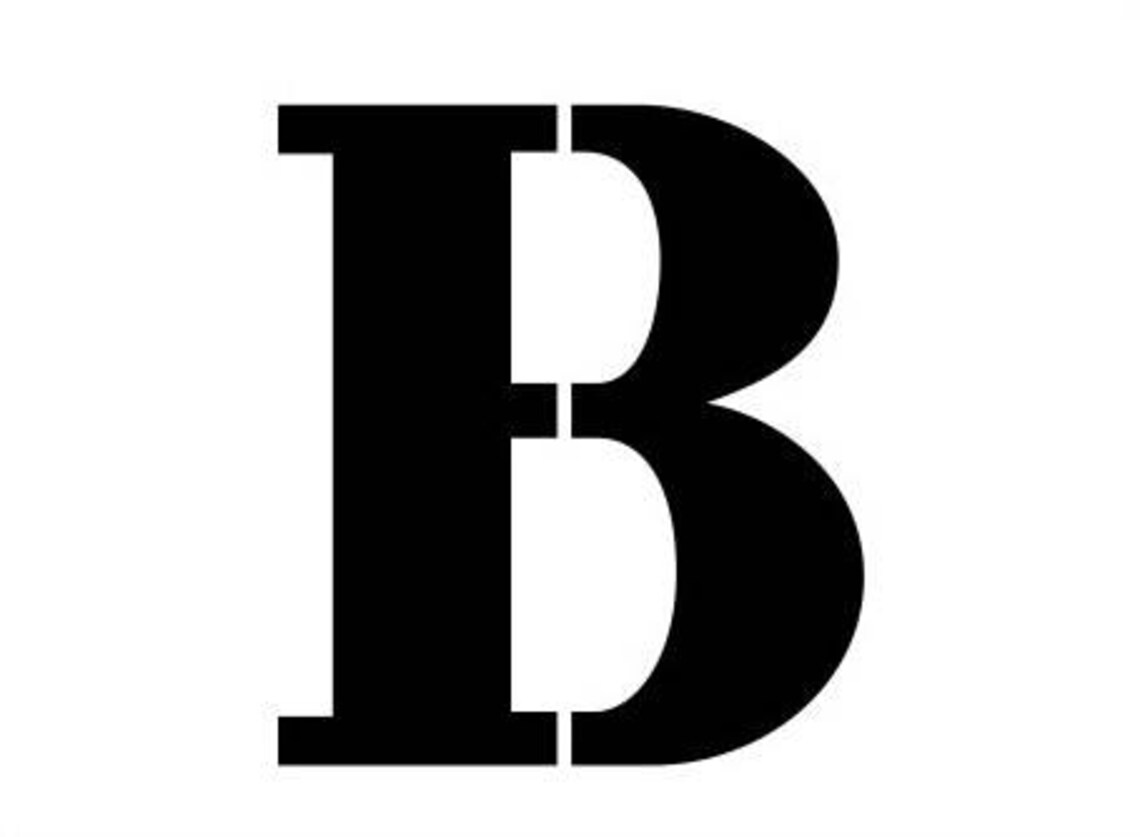 BIG ALPHABET COMPLETE Set of Stencil Letters and Numbers 140mm | Etsy