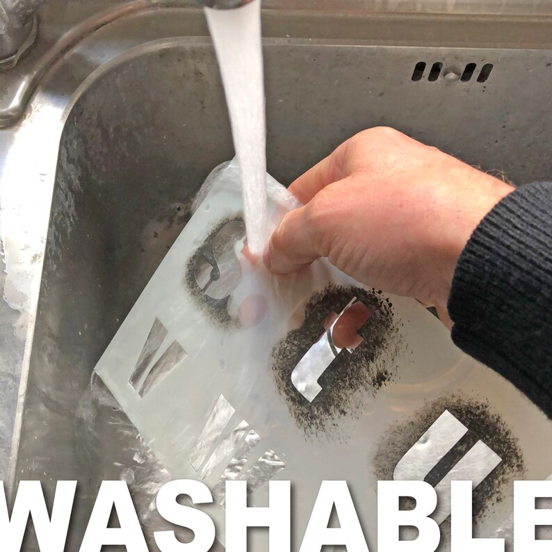 40mm LETTER ALPHABET STENCIL Letters / Symbols 1.57 Inches - Etsy