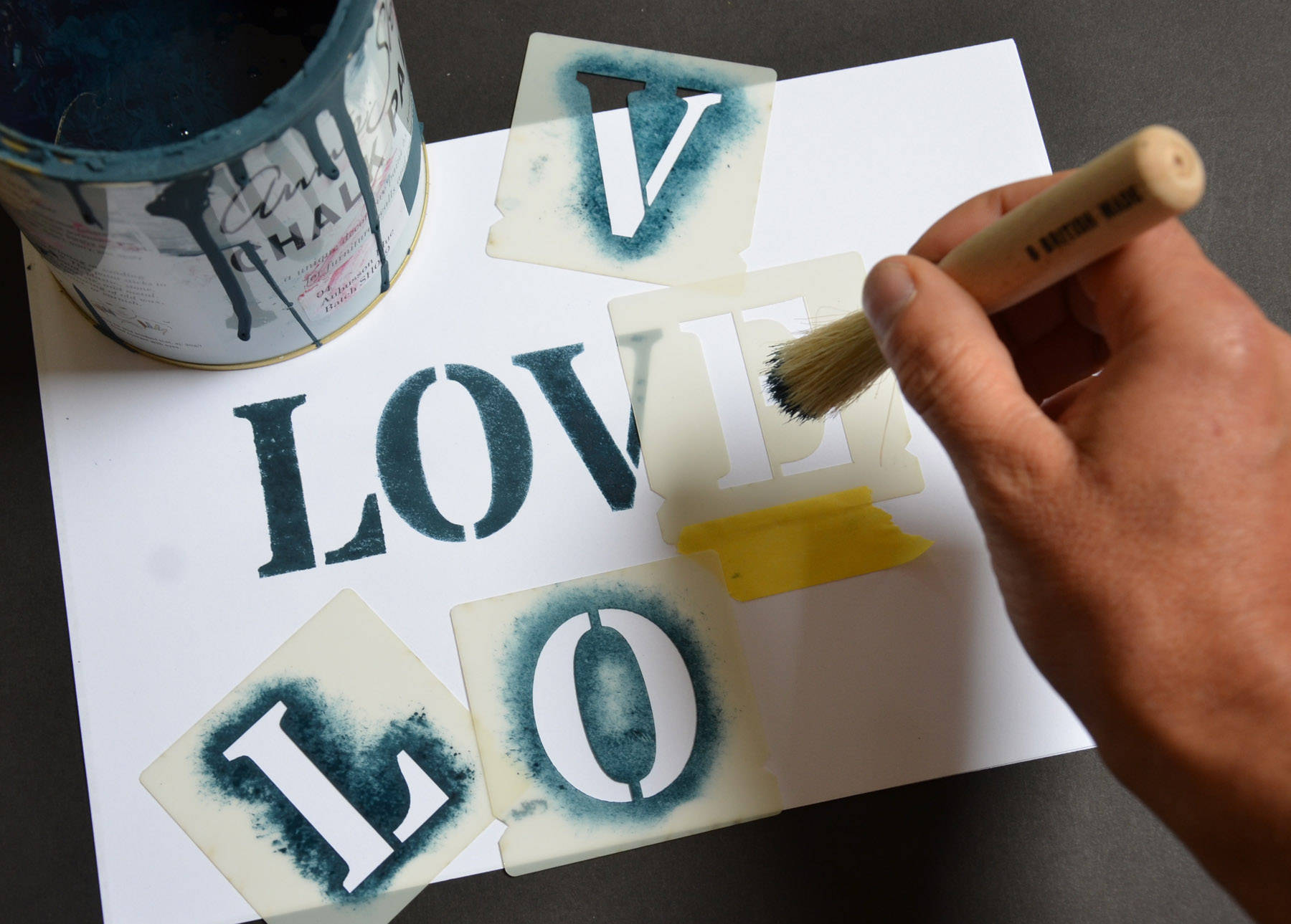 BIG ALPHABET COMPLETE Set of Stencil Letters and Numbers 140mm | Etsy