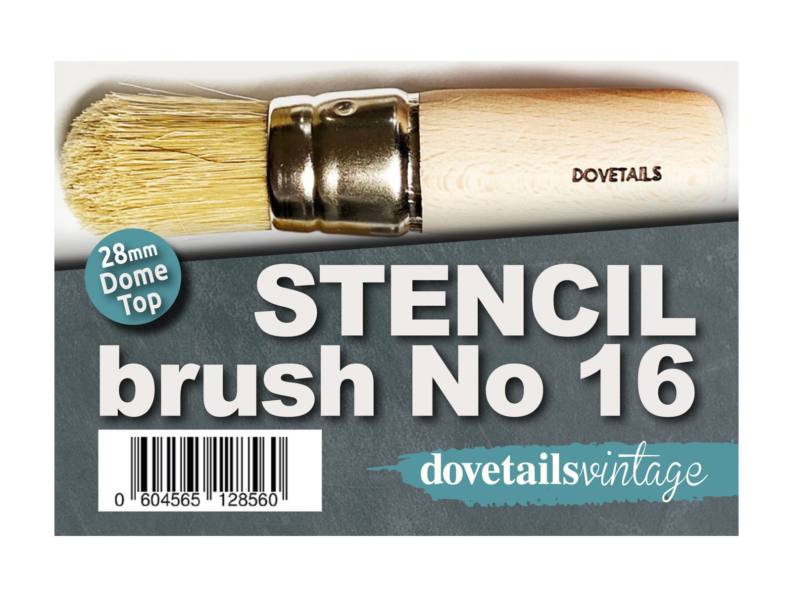 Stencil Brush LARGE Size 16 - 28mm (about 1inch) - Also Works as an ...