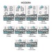 Large LETTER STENCILS 100mm ALPHABET Capital Letters / 0-9 Numbers (4 ...
