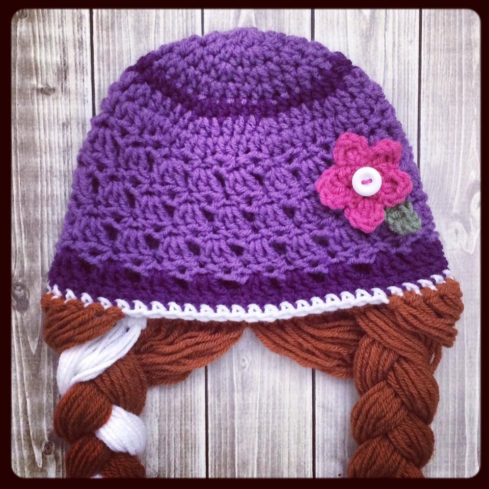 Princess Anna Inspired Crochet Hat PATTERN, PDF Digital Download, Anna ...