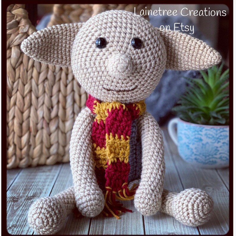 Dobby Doll House Elf Doll Crochet Dobby Doll Gift for Him | Etsy