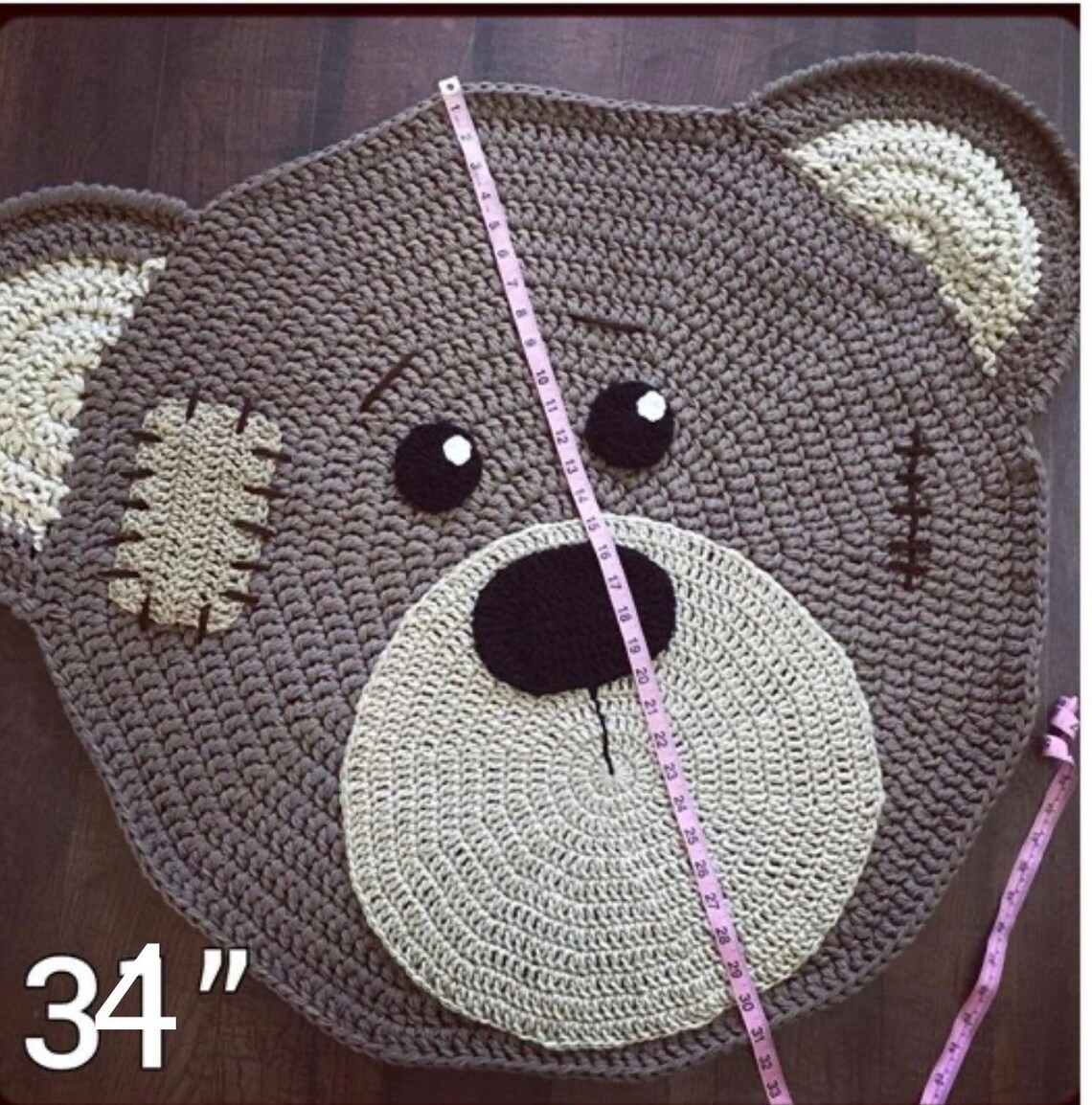 Baby Bear Rug Woodland Nursery Rug Woodland Nursery Decor | Etsy