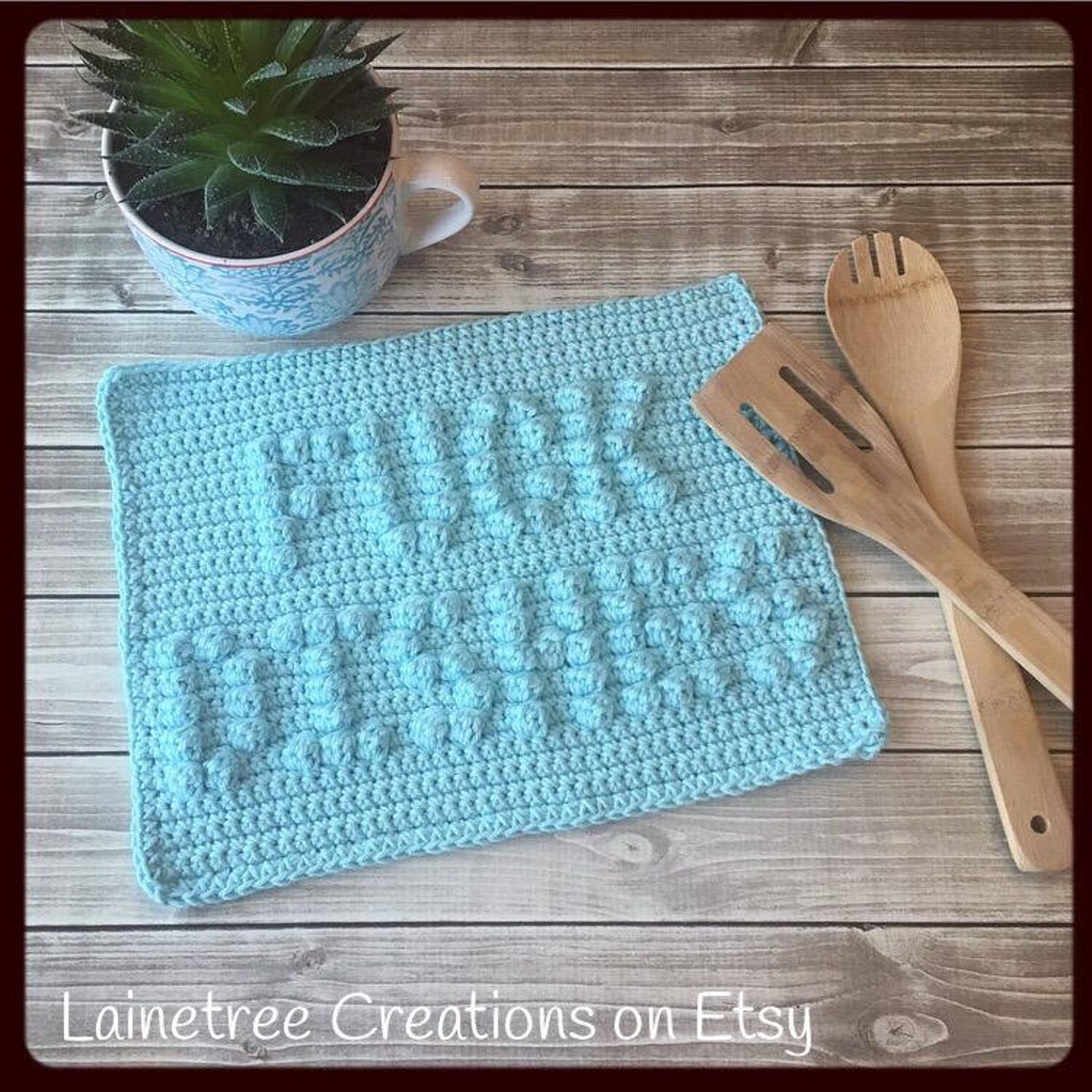 Swearing Dishcloth Pattern PDF Digital Download Crochet | Etsy