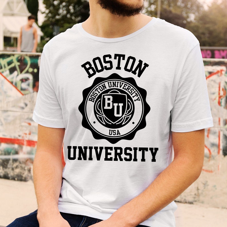 Boston University Logo T-shirt all Colours and Sizes Available - Etsy
