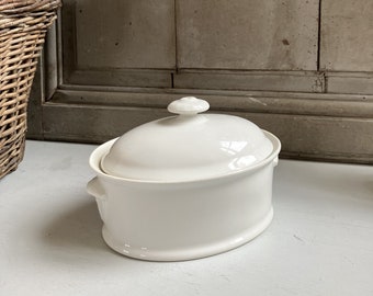 Vintage French Pot-terracotta Confit Pot-terrine Lidded Pottery With ...