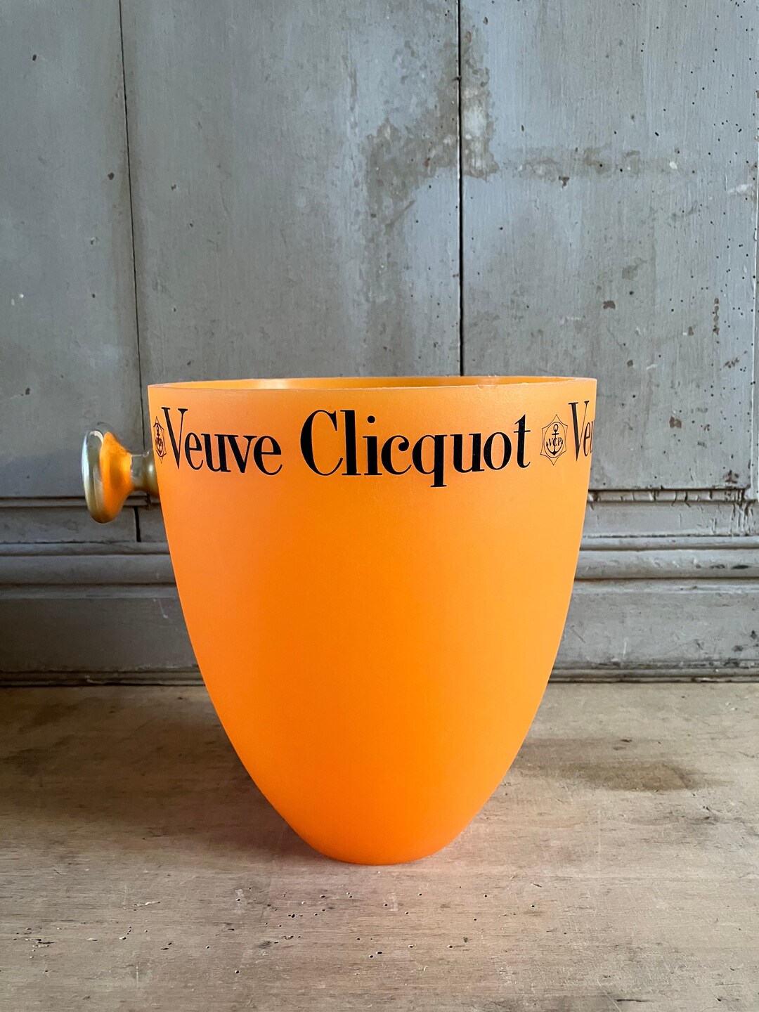 VEUVE CLICQUOT Champagne Bucket Orange and Black / Prestige - Etsy
