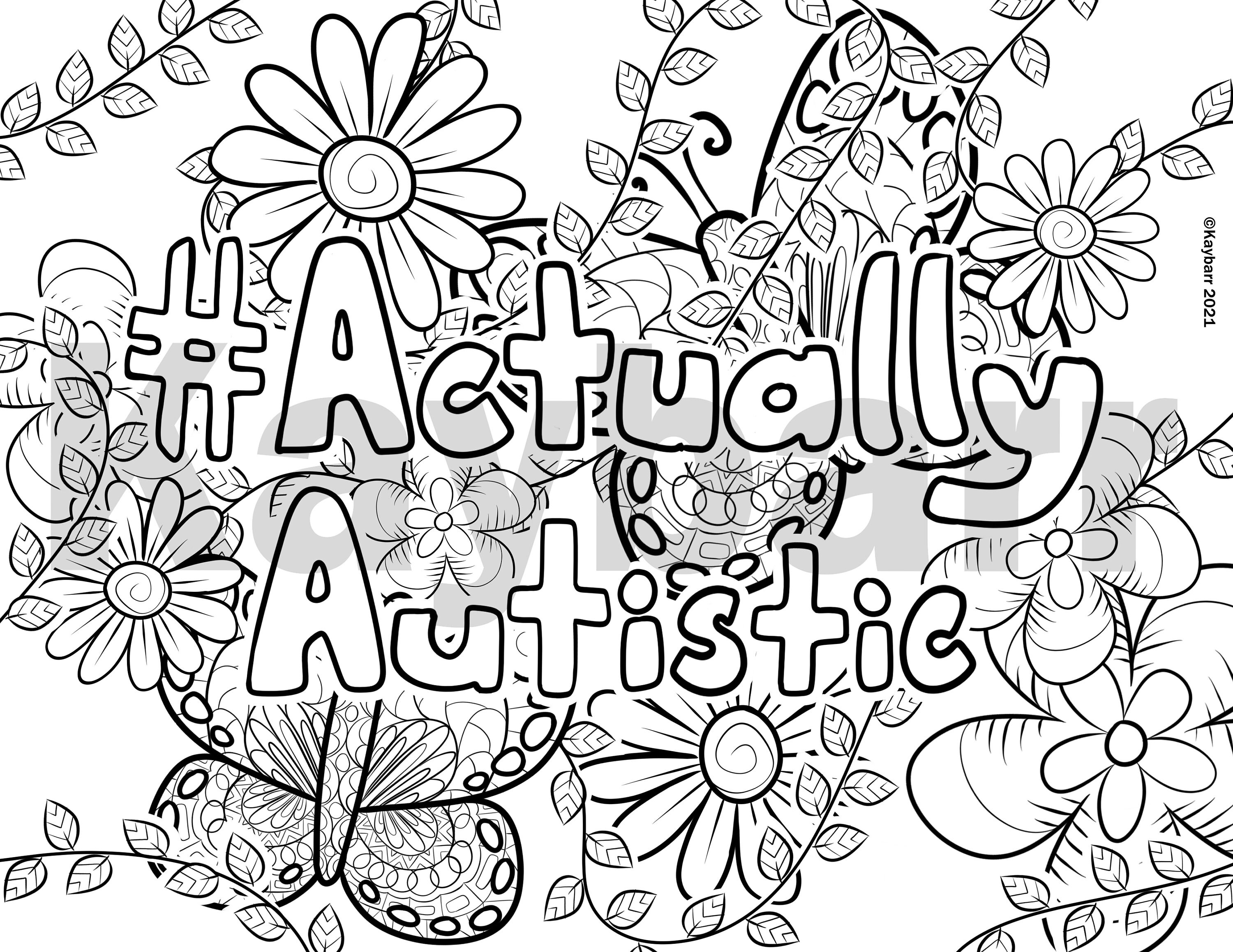 Coloring Pages For Autistic Adults
