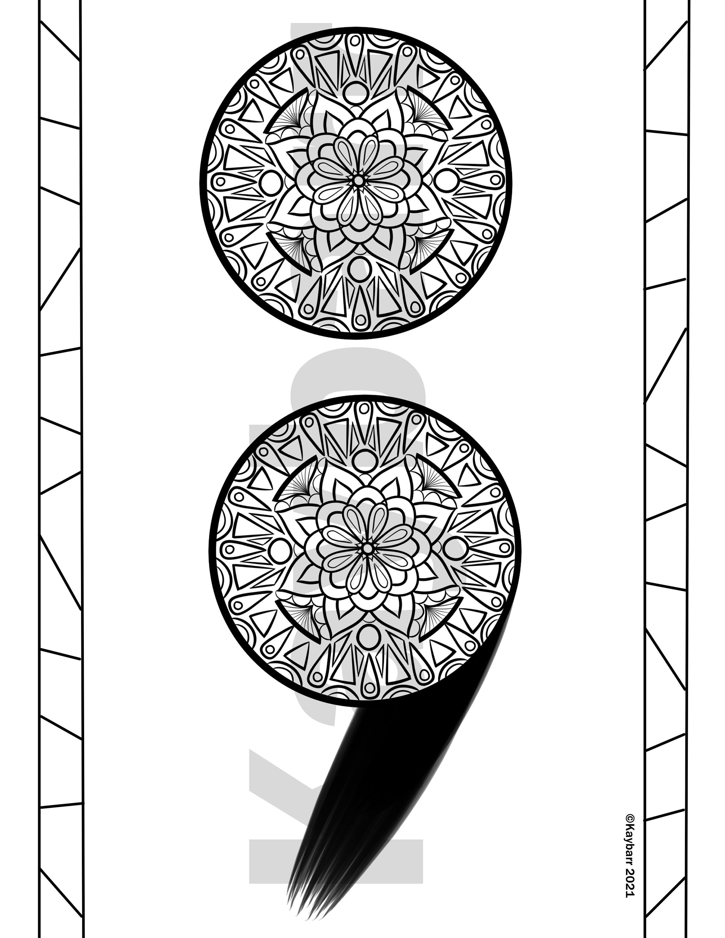 Semicolon Printable Colouring Page Mental Health Depression Suicide ...