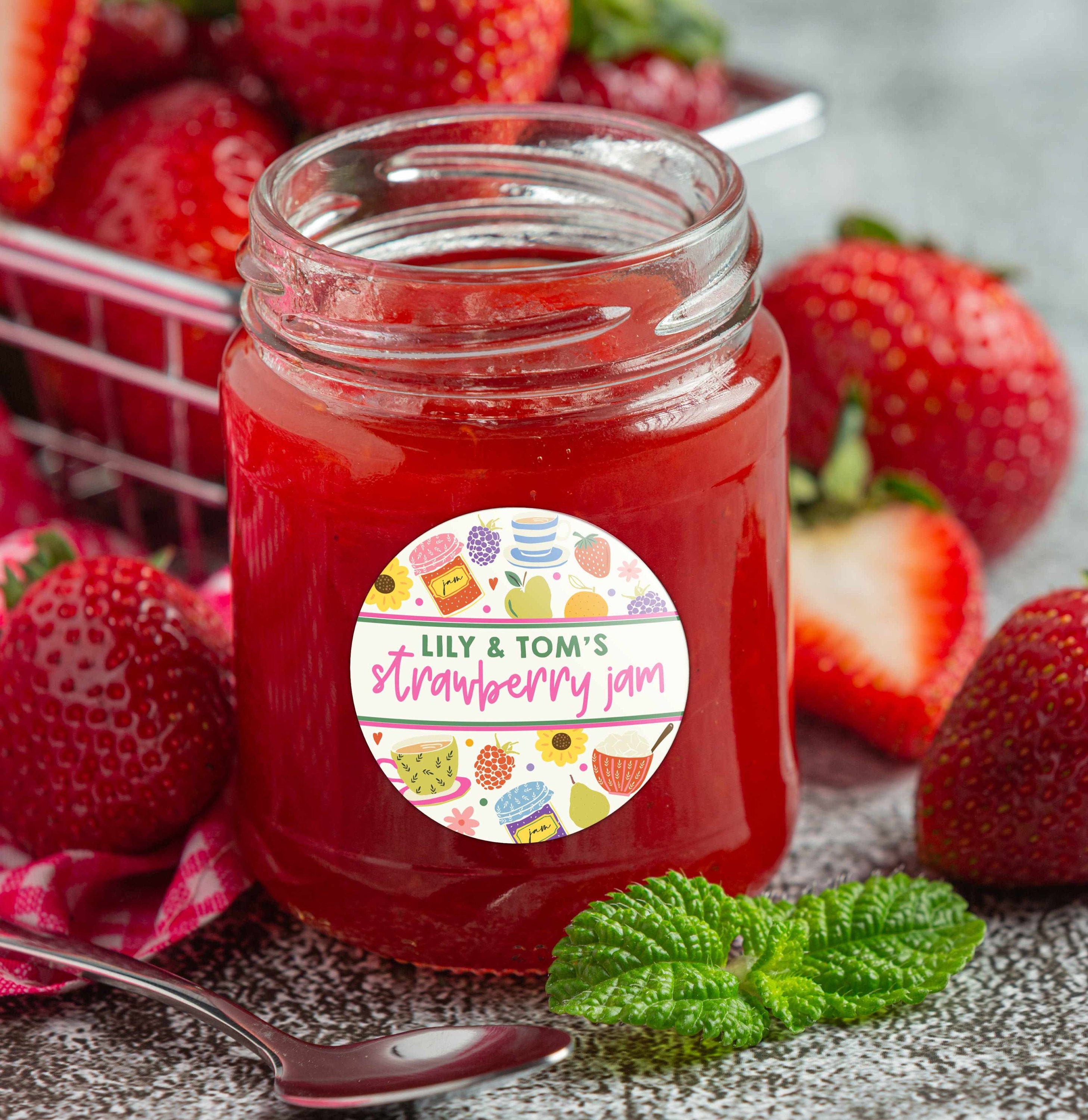 Gepersonaliseerde Jam Jar Labels 64mm Etsy