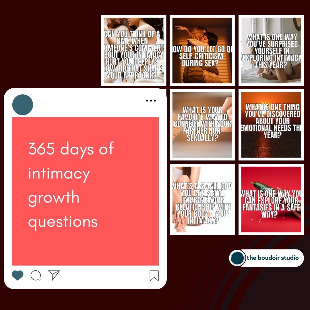 Intimacy Content 365 Days of Questions for Intimacy Growth by Certified ...