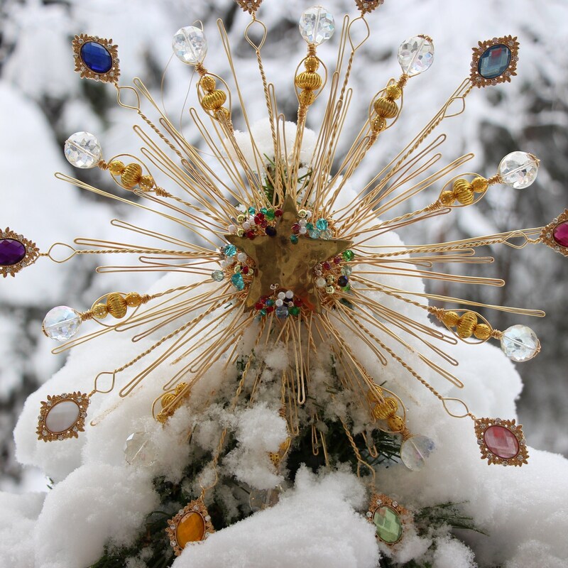 Gold Tree Topper - Etsy