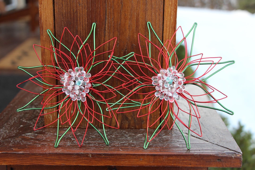 2 Small Mini Tree Topper Star Ornaments ~ Makes a Great Teachers Gift ...