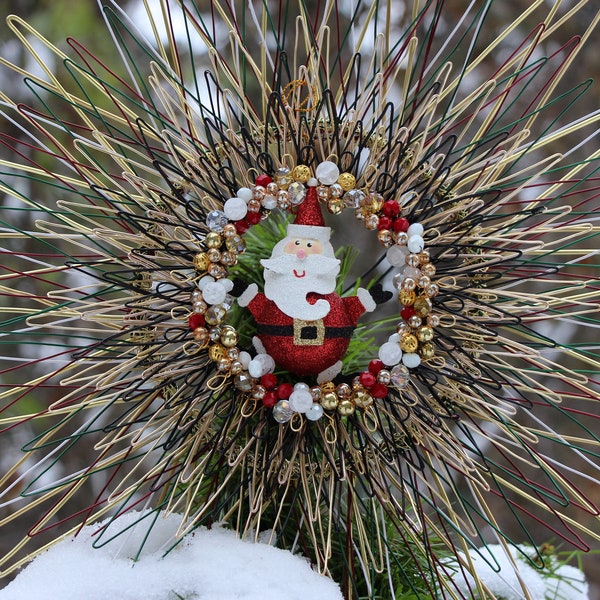 Santa Tree Topper - Etsy